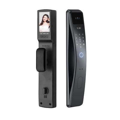 China Finger Vein Unlock Tuya Smart Lock with Visual Intercom 3D Face Recognition for sale