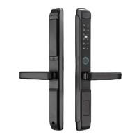 China Thermal Break Aluminium Door Lock with Intelligent Fingerprint Unlocking for sale