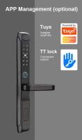 China Thermal Break Aluminium Door Lock with Intelligent Fingerprint Unlocking for sale