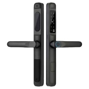 China Rfid Card Code Slim Aluminium Door Lock Smart Waterproof 36MM for sale