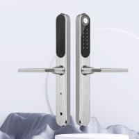 China Wifi Slim Long Handle TT Smart Lock for 30-75MM Wooden Doors for sale