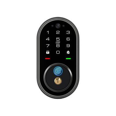 China 60mm - 70mm Wifi Digital Door Lock Security Tuya Electronic Smart Door Lock for sale