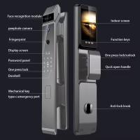 China Door Lock With Camera Digital Biometric Security Fingerprint Password Door Lock for sale