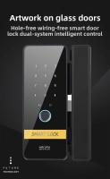 China Tuya App Biometric Waterproof Biometric Doorbell Smart Locks for Office Doors for sale