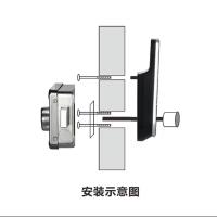 China Digital Frameless Glass Sliding Door Smart Lock Tuya App Smart Door Lock for sale