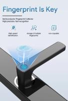China Tlock Tuya Wifi Enabled Door Lock 38mm - 55mm Fingerprint Digital Door Lock for sale