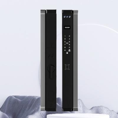 China Waterproof Tuya Smart Deadbolt Door Lock Handle for Door Thickness 30-75MM for sale