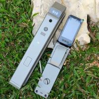 China Fingerprint Wifi Bluetooth Lock for Smart Home Glass Door 40-90MM for sale