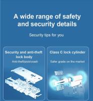 China Smart Locks Outdoor Waterproof Broken Bridge Aluminum Alloy Special Digital Lock for sale