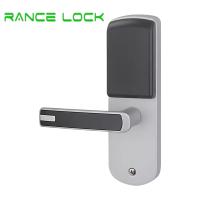 China Tuya Wifi Controlled Door Lock Zinc alloy Keyless Fingerprint Door Lock Silver for sale