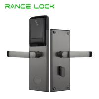 China Keyless Digital Door Lock Electronic Fingerprint Security Door Lock Black for sale