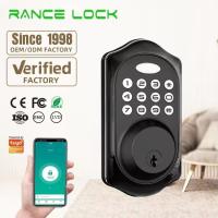 China Automatic Smart Exterior Door Lock 78.8*145.6*14.6mm Digital Lock For Wooden Gate for sale