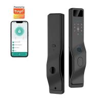 China 3D Face Tuya Digital Door Lock Smart D7 for 40-90MM Door for sale