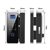 China Smart Sliding Glass Door Patch Lock Single Glass Doors Locks for Office for sale