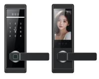 China Digital Wifi House Door Lock Face Recognition Smart Door Lock With Camera for sale