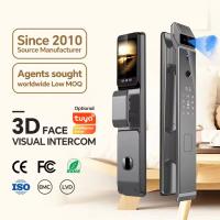 China Digital Fingerprint Palm Vein Smart Door Lock Face Recognition Smart Lock for sale