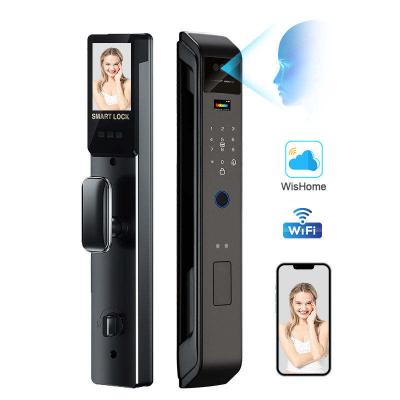 China Smart 3D Face Recognition Tuya App Wifi  Smart Door Lock for Home for sale