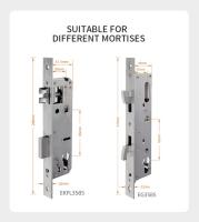 China Broken Bridge Smart Lock Sliding Door Side Sliding Door Fingerprint Lock for sale