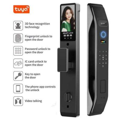 China 3D Face Recognition App Wifi Fingerprint Lock for Home Security for sale