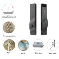 China Tuya Smart 3D Face Recognition Door Lock D7 40-90MM Thickness for sale