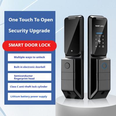 China Tuya Fingerprint Face Recognition Door Lock Electronic Smart for sale