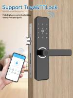China Ttlock Biometric Fingerprint Door Lock 38mm - 55mm Bluetooth Password Lock Digital for sale
