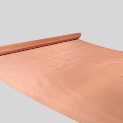 China Plain Woven Copper Wire Shielding Fabric 4 Mesh - 200 Mesh For Wall Sound Insulation for sale