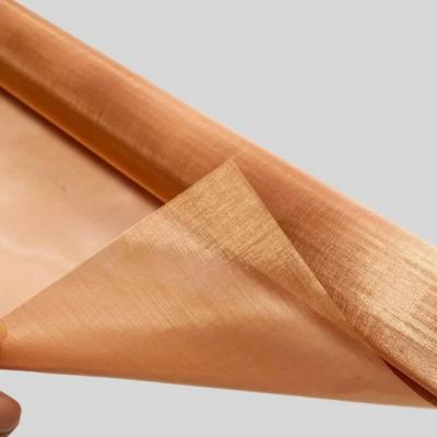China Soft Copper Wire Mesh Wear Resistant Good Conductivity For Fireplace Screen for sale