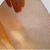 China Cable Wire Phosphor Copper Mesh Rolls 0.3mm For Decoration Laminated Glass for sale