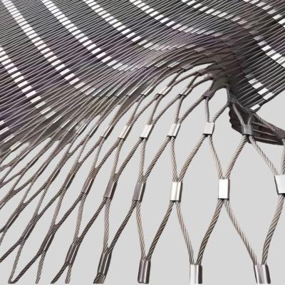 China Stainless Steel Ferrule Rope Mesh 7x7 7x19 Cable Ferrule Mesh for sale