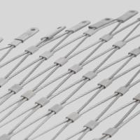 China 7x7 7x19 Stainless Steel Wire Rope Mesh For Green Wall System for sale