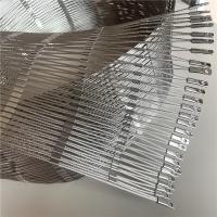 China 1.5mm Diamond Wire Mesh 304 316 316L Stainless Steel Diamond Mesh for sale