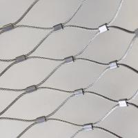 China Architectural Wire Rope Mesh 1mm-6mm 304 316 316L Stainless Steel Wire Rope Mesh for sale