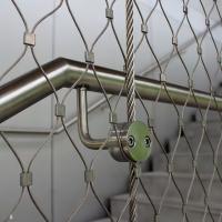 China CABLE CONNECTION WIRE ROPE NETTING FOR STAIRCASE PROTECTION for sale