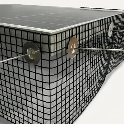 China 30M Solar Panel Bird Mesh Kit PVC Coated 100ft 30.5m UV Protected for sale