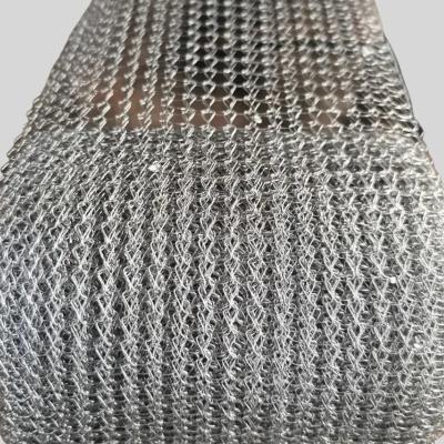 China Multi Strand Knitted Stainless Steel Mesh 0.1mm - 0.3mm Knitted Metal Mesh for sale