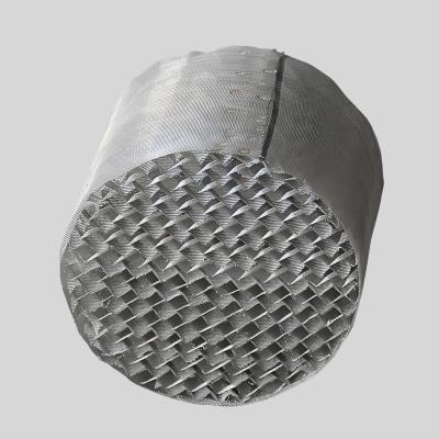 China Metal Woven Mesh Structured Packing High Flow Rate High Separation Efficiency for sale