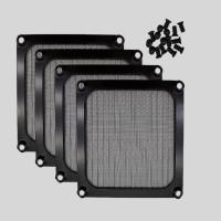 China Aluminum Frame Mesh Fan Dust Filter Grill Fan Filter Mesh Silver / Black for sale