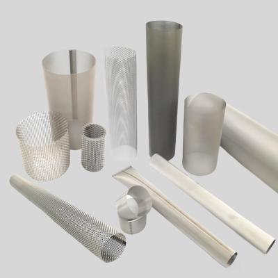 China OEM Wire Mesh Filter Tube For Air Filter Perforated Cylinder Filter Tube for sale