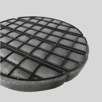 China Knitted Mesh Demister Pad Filter Density 150kg/M3 Square / Round for sale