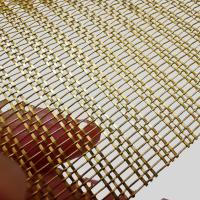 China Color Plated Laminated Glass Metal Mesh Fabric 0.4mmx0.2mm Wire Diameter for sale