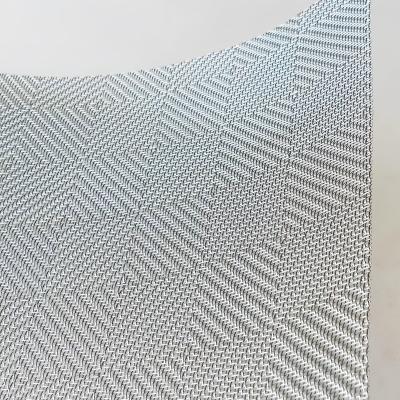 China Copper / Brass / Stainless Steel Wire Mesh Fabric 0.5mm Thickness For Laminated Glass Doors for sale