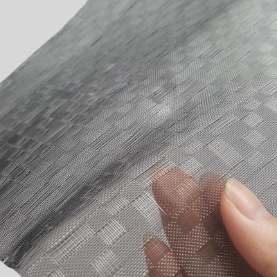 China Shade Screens Glass Laminated Wire Mesh With Black Color Copper Wire / Stainless Steel Wire for sale