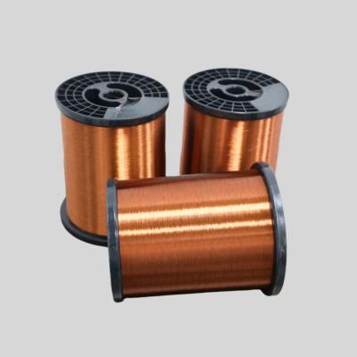 China Polyester Imide Enameled Copper Wire Insulated EIW/180 Round Wire for sale