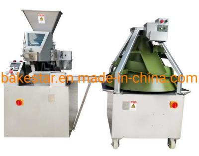 China Continous Dough Dividing 10000pc/hour Automatic Bread Production Line Conical Rounding for sale