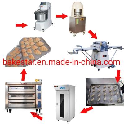 China Automatic Croissant Machine, Puff Pastry Making Machine Meringue Maker Croissant Maker Production Line/ for sale