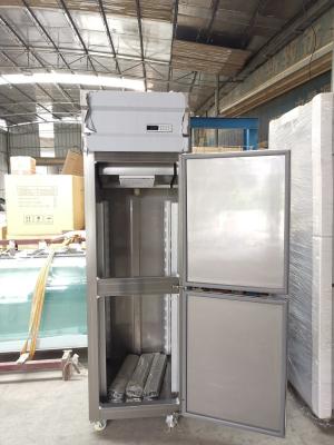 China Auto-Defrost 304 Upright Kitchen Freezer with 2 Doors for sale