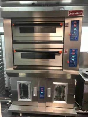 China Sun Mate 2 Deck Baking Convection Oven 6 Trays Proofing Combination for sale