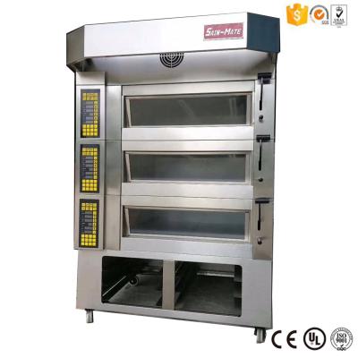 China Stainless Steel Blast Combustion Gas Electric Furnace , Large Glass Door Baking Oven High Quality for sale