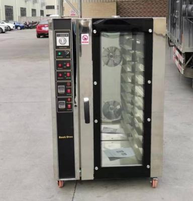 China Factory Price 10 Plate Gas Baking Convection Oven For Bread 46*66cm Tray for sale